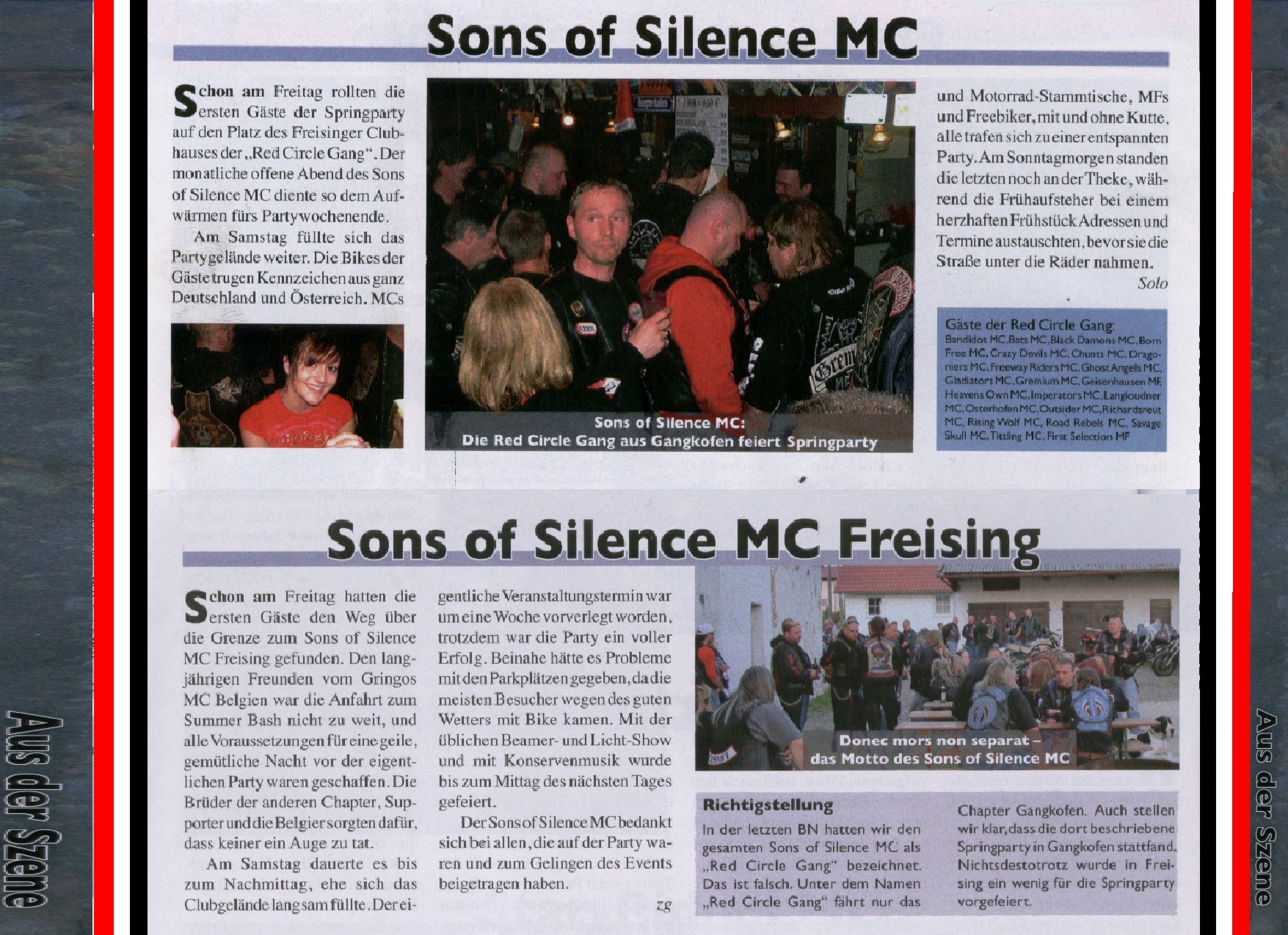 Sons of Silence MC Germany Webpage